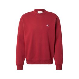 Calvin Klein Jeans Sweatshirt Herren Gr&ouml;&szlig;e M feuerrot