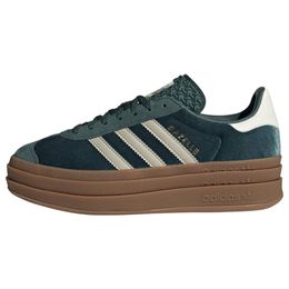 adidas originals Sneaker 'Gazelle Bold' Gr&ouml;&szlig;e 36 gold / tanne / dunkelgr&uuml;n / wollwei&szlig;