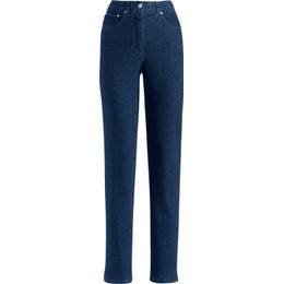 CR&Eacute;ATION L Damen 5-Pocket-Jeans mit innenliegendem Dehnbund dark blue Gr&ouml;&szlig;e 20
