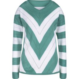 V-Ausschnitt-Pullover