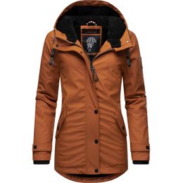 Navahoo Jacke 'Lindraa' Damen Gr&ouml;&szlig;e M rostbraun Winterjacke