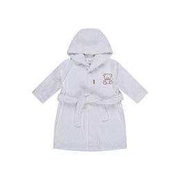 Sterntaler Bathrobe 'B&Auml;R Bo' boy White size 116