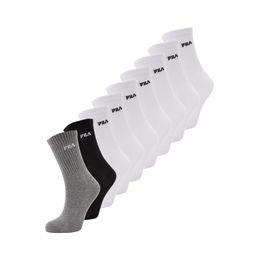 Fila Socken M&auml;dchen Gr&ouml;&szlig;e 27/30.5 graumeliert / schwarz / wei&szlig;