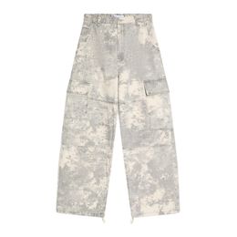 Bershka Cargojeans Herren Gr&ouml;&szlig;e 42 beige / grau