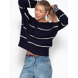 Sassyclassy Pullover Damen Gr&ouml;&szlig;e L dunkelblau