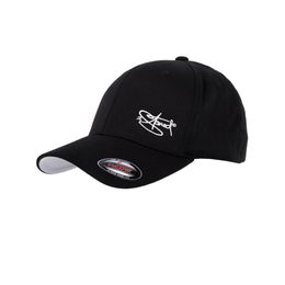 2stoned Cap 'Flexfit Wooly Combed Classic' male Black size 55-57
