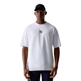New Era Shirt 'MLB League Essential Oversized New York Yankees' Herren Gr&ouml;&szlig;e M wei&szlig;