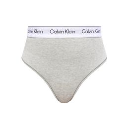 Calvin Klein Underwear String Damen Gr&ouml;&szlig;e XL hellgrau / wei&szlig;