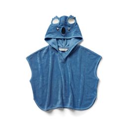 Tchibo - Kinder-Frottierponcho - Kinder - Gr. 110/116 - dunkelblau