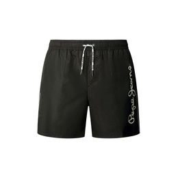 Pepe Jeans Badeshorts Herren Gr&ouml;&szlig;e M hellgrau / schwarz