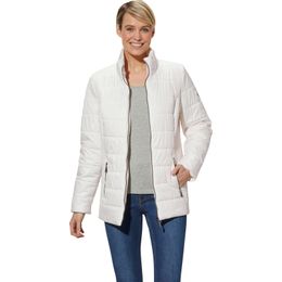 CR&Eacute;ATION L Damen Steppjacke mit seitlicher L&auml;ngs-Steppung ecru Gr&ouml;&szlig;e 46