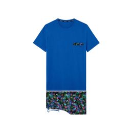 HOM Shorty' Sleepwear Havana ' Herren Gr&ouml;&szlig;e XL blau / mischfarben