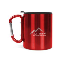 Normani Camping-Tasse 'Wisconsin' 330ml Damen Gr&ouml;&szlig;e XS/XL hellgrau / dunkelrot