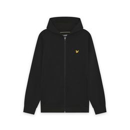 Lyle & Scott Lyle & Scott Zip-Up Hoodie male Black size XXL