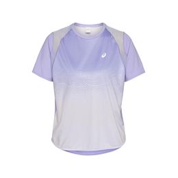 asics Funktionsshirt 'ROAD FADE' Damen Gr&ouml;&szlig;e XL pastelllila / helllila / wei&szlig;
