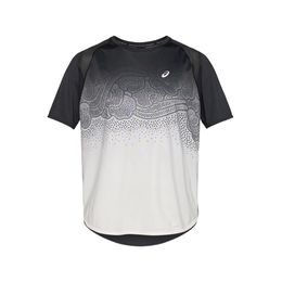 asics Funktionsshirt 'ROAD FADE' Damen Gr&ouml;&szlig;e XS schwarz / wei&szlig;
