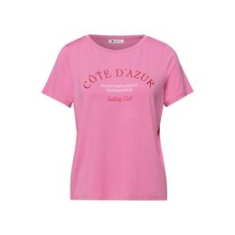 Street One T-Shirt Damen Gr&ouml;&szlig;e L pink / rot / wei&szlig;
