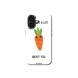 Glided Smartphoneh&uuml;lle 'Lots Carrots Glided Handyh&uuml;lle' Damen Gr&ouml;&szlig;e iPhone 15 schwarz