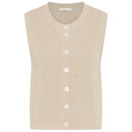 Tamaris Knitted Vest female Beige size 44/46