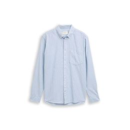 Tom Tailor Button Up Shirt male Blue size S