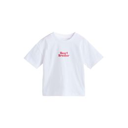 next T-Shirt 'Valentines' Jungen Gr&ouml;&szlig;e 98 rot / wei&szlig;