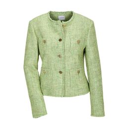 Madeleine Mode Madeleine Blazer Damen Gr&ouml;&szlig;e 46 gr&uuml;nmeliert