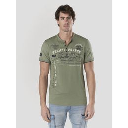 Koroshi T-Shirt Herren Gr&ouml;&szlig;e M khaki