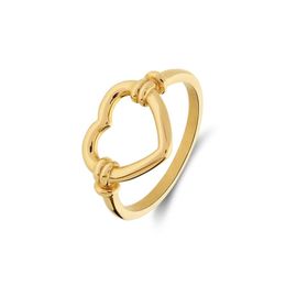 Lucardi Ring 'Statement' female Gold size 57