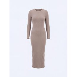 Nudyess Knitted dress 'Eos Maxi' female Beige size M/L