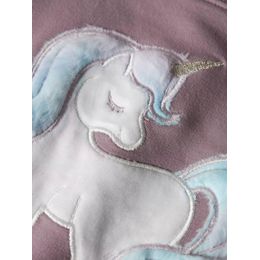 name it Sweatshirt 'Kisa' M&auml;dchen Gr&ouml;&szlig;e 98 hellblau / gold / mauve / offwhite