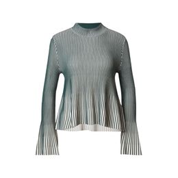 Ted Baker Pullover Damen Gr&ouml;&szlig;e M hellbeige / dunkelgr&uuml;n