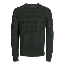 Jack & Jones Jack & Jones Pullover 'JJXmas Gabriel' Herren Gr&ouml;&szlig;e XXL tanne / schwarz