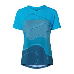 Vaude Funktionsshirt 'Moab ' Damen Gr&ouml;&szlig;e XS blau / dunkelblau / grau