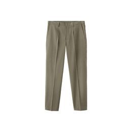 Mango Man Pleated Pants 'Delave' male Green size 46