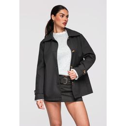 Ombre Mantel Damen Gr&ouml;&szlig;e M/L schwarz