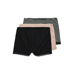 Ulla Popken Panty Damen Gr&ouml;&szlig;e L/XL beige / schwarz / wei&szlig;