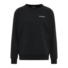 TUFFSKULL Sweatshirt Herren Gr&ouml;&szlig;e L schwarz / wei&szlig;