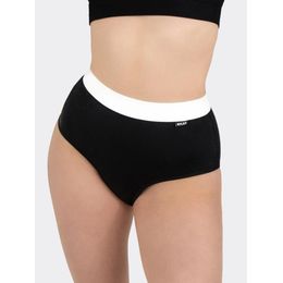 MyLily Bikinihose 'Perioden Bikini Hose High Waist' Damen Gr&ouml;&szlig;e L schwarzmeliert