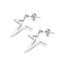 Paar Ohrstecker Firetti "Schmuck Geschenk Ohrschmuck Star", silber (edelstahlfarben), Ohrringe, Damen, Edelstahl