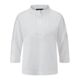 Peter Hahn - Bluse mit Stehkragen, weiss, Gr. 42 / M - Baumwolle