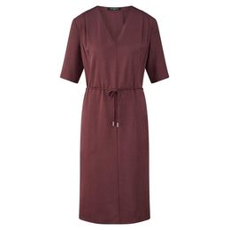 Fadenmeister Berlin - Kleid mit V-Ausschnitt, rot, Gr. 40 / M