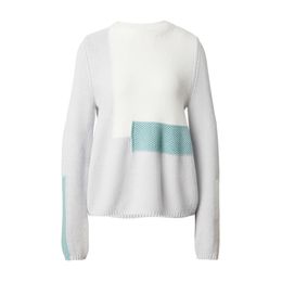 monari Pullover Damen Gr&ouml;&szlig;e L mint / wei&szlig; / offwhite