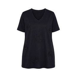 MIAMODA T-Shirt Damen Gr&ouml;&szlig;e M/L schwarz