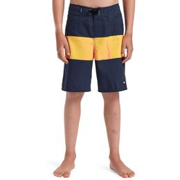 Quiksilver Badeshorts 'Everyday Panel 17' Jungen Gr&ouml;&szlig;e 152 marine / gelb