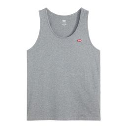 Levi's Levi's 'Housemark Tank Top' Herren Gr&ouml;&szlig;e L hellgrau / blutrot / wei&szlig;