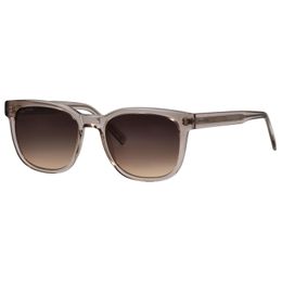 Marc O'Polo Sonnenbrille MARC O'POLO "Modell 506233", Damen, braun, transparent, durchscheinend, leicht gl&auml;nzend, Sonnenbrillen Sonnenbrille, Form Karree/Soft, Logoschriftzug auf B&uuml;gel, Kunststofffassung