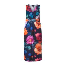 Ulla Popken Kleid Damen Gr&ouml;&szlig;e 54/56 bunt Winterkleid