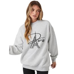Gorhey Sweatshirt female Grey size S