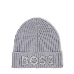 BOSS M&uuml;tze Damen Gr&ouml;&szlig;e 55/60 hellgrau