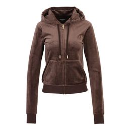Juicy Couture Tall Sweatjacke 'ROBERTSON' Damen Gr&ouml;&szlig;e M dunkelbraun